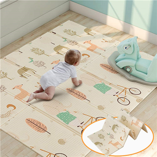 REVERSIBLE Baby Play Mat & Exercise Mat - Fun & Stylish Foam Floor ...